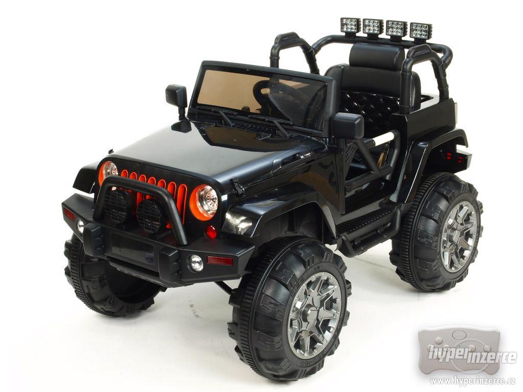 Dětské elektrické auto džíp Wrangler Černý - bazar - Hyperinzerce.cz