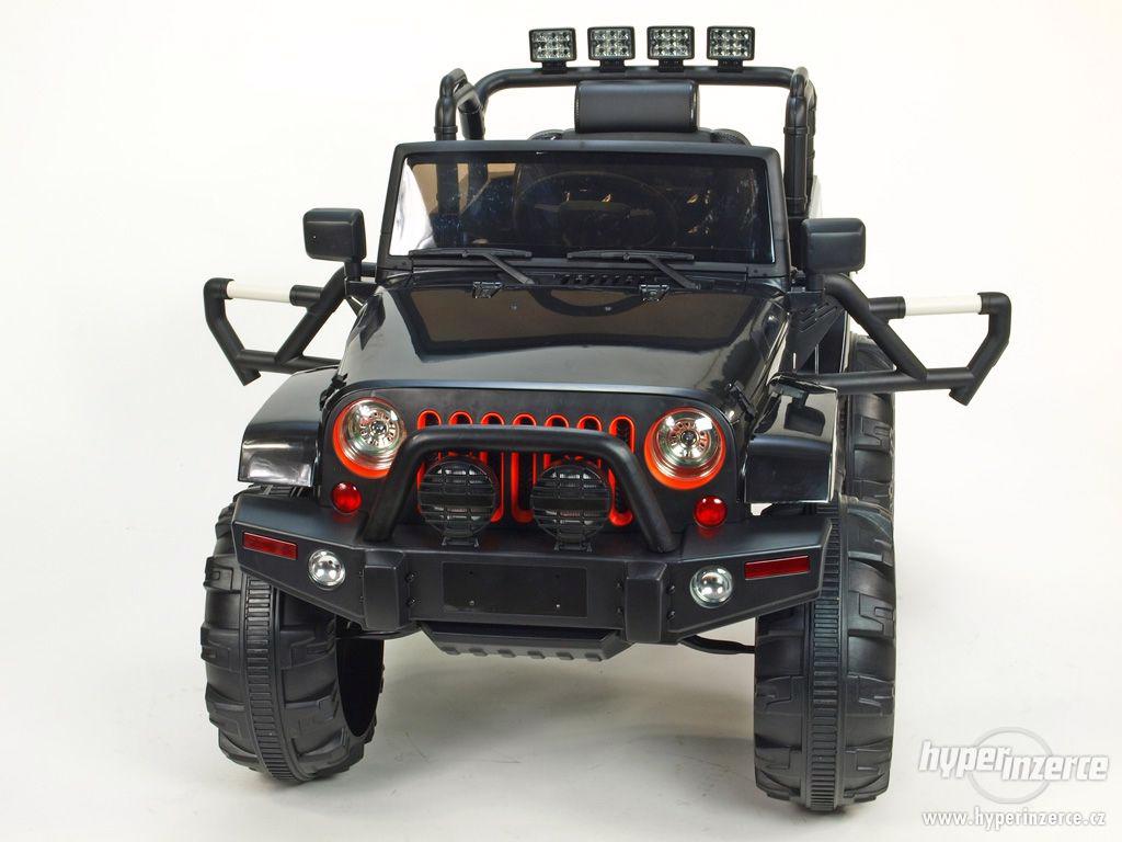 Dětské elektrické auto džíp Wrangler Černý - bazar - Hyperinzerce.cz