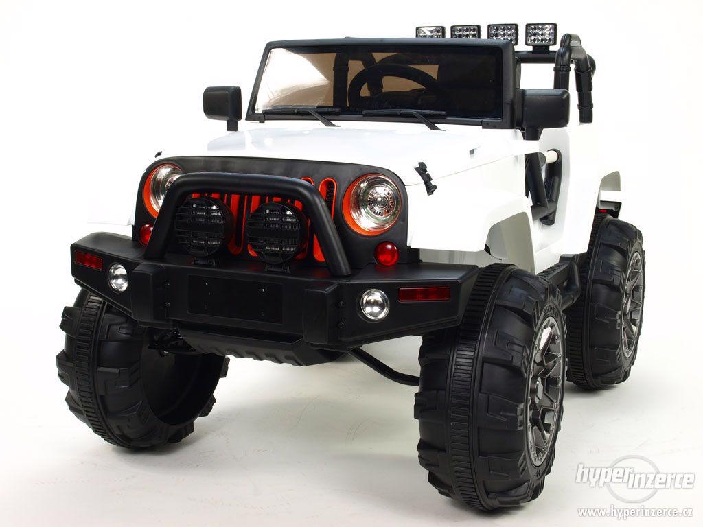 Dětské elektrické auto džíp Wrangler Černý - bazar - Hyperinzerce.cz