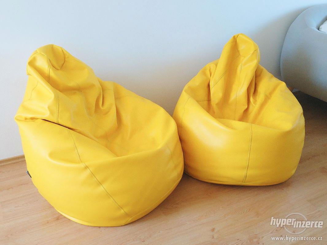 Sedací pytle z EKO kůže - bazar - Hyperinzerce.cz