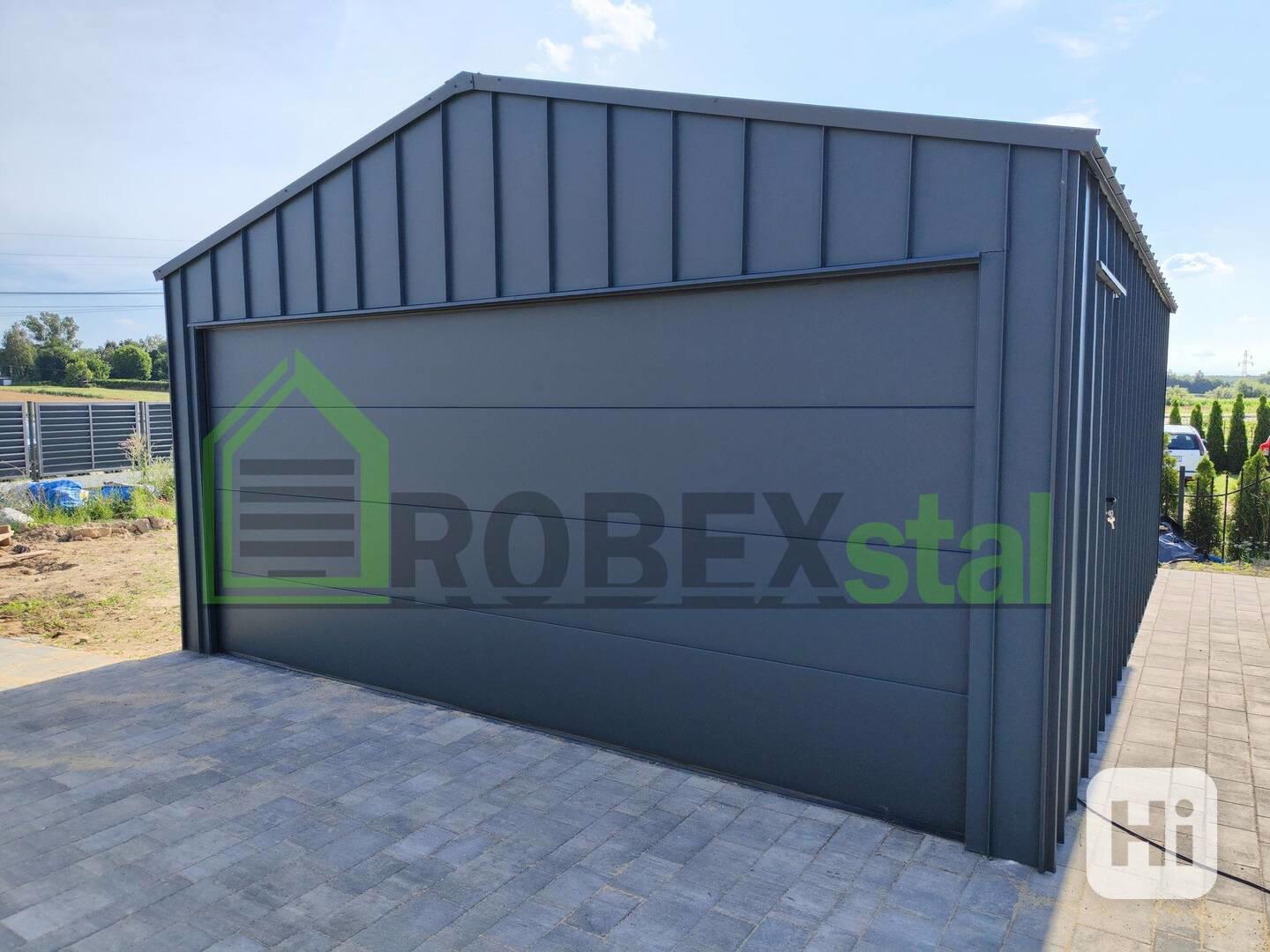NOVINKA! Garáže z falcovaného plechu. Garáž 5x6m - bazar - Hyperinzerce.cz
