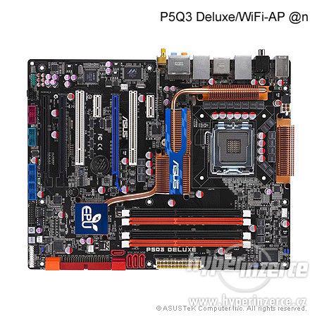 ASUS P5Q3 DELUXE/Wifi-AP soc.: LGA 775 iP45, DDR3 - bazar - Hyperinzerce.cz