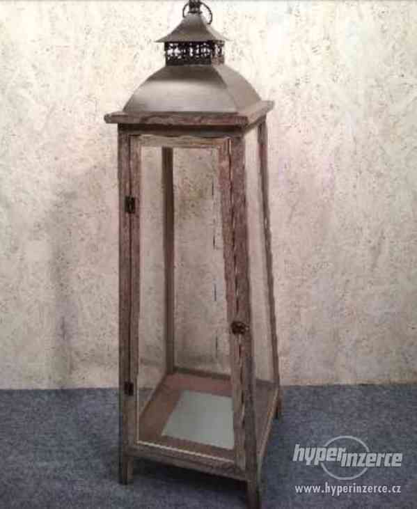 Dřevěná lucerna velká - bazar - Hyperinzerce.cz