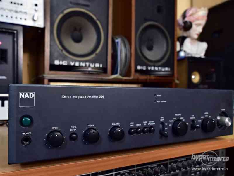 NAD 306 Stereo Zesilovač NAD Electronics (MC phono input) - bazar ...