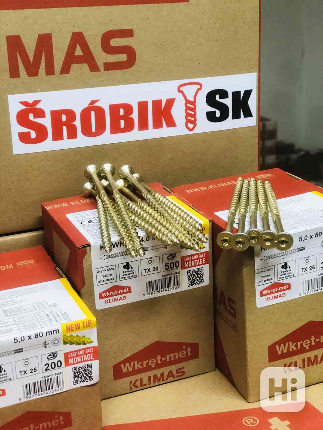 Konštrukčné skrutky do dreva so zapustenou hlavou TORX - bazar - Hyperinzerce.cz