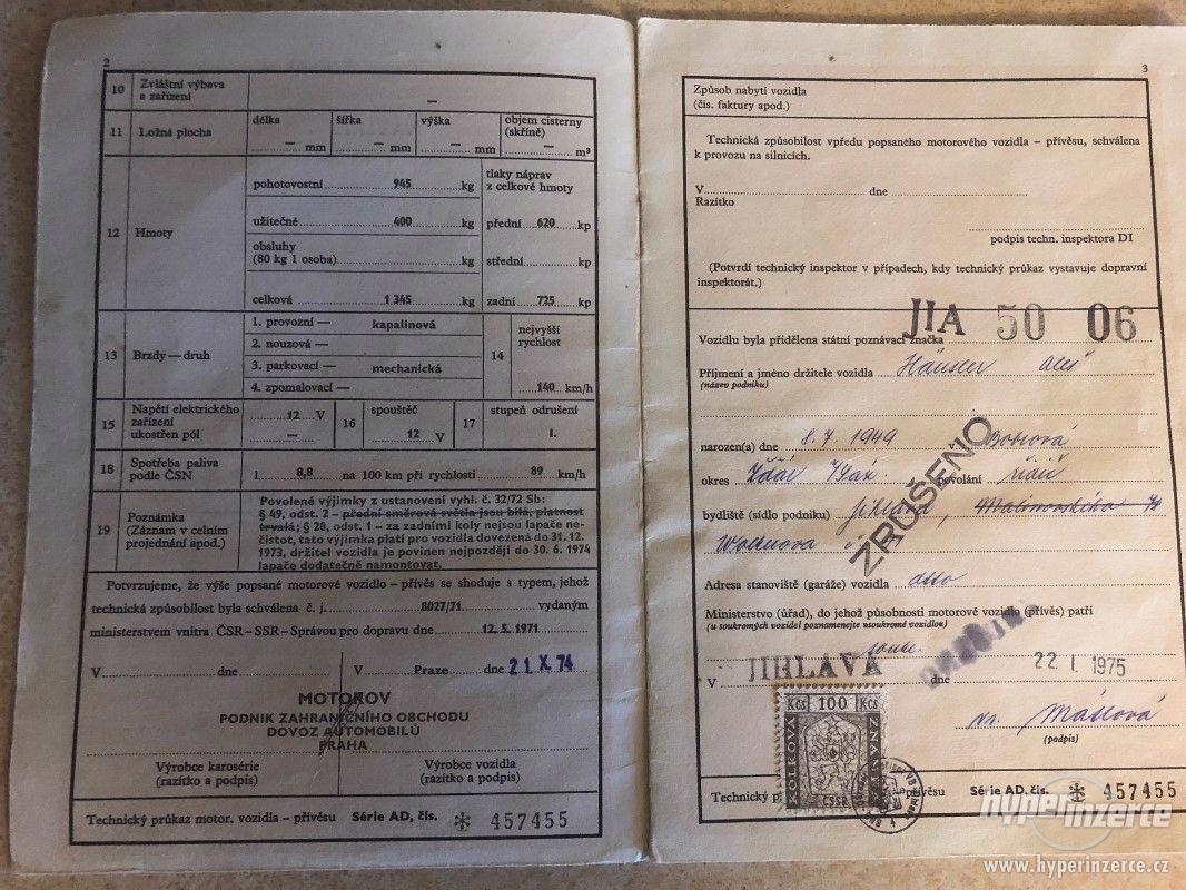 Prodej STW 1202 a VAZ 2101 - bazar - Hyperinzerce.cz