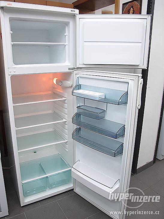Lednice s mrazákem AEG, 2 dveřová kombinace - bazar - Hyperinzerce.cz