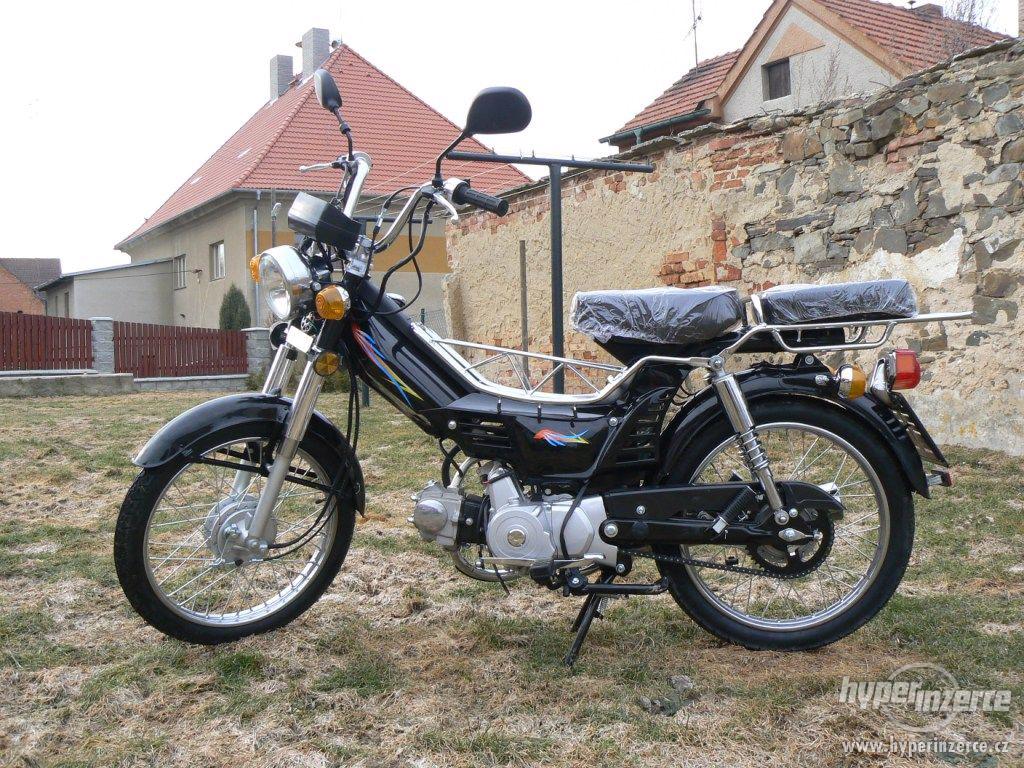 Moped Leo 50cc, čtyřtakt, nový s SPZ - bazar - Hyperinzerce.cz