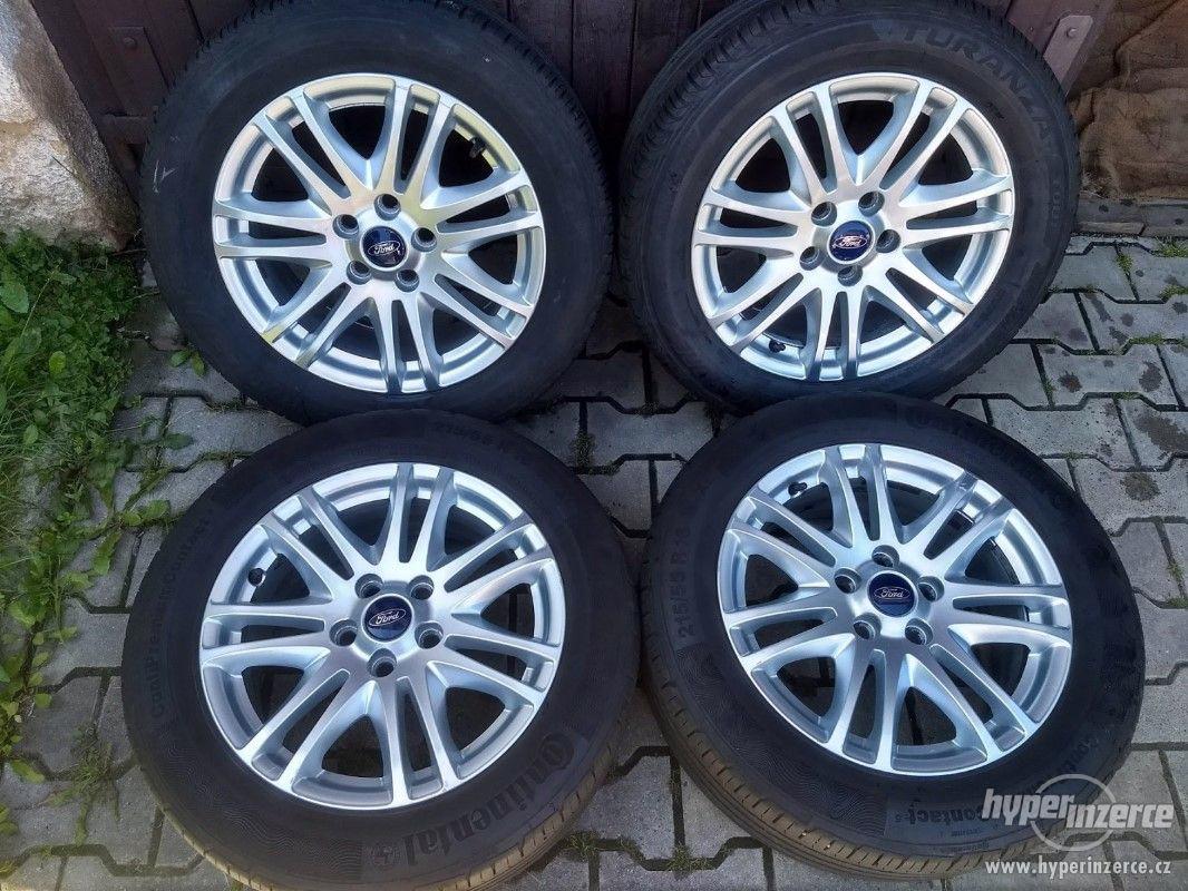 Alu kola Ford mondeo Focus 7x16 5x108 ET50 215/55R16 - bazar - Hyperinzerce.cz
