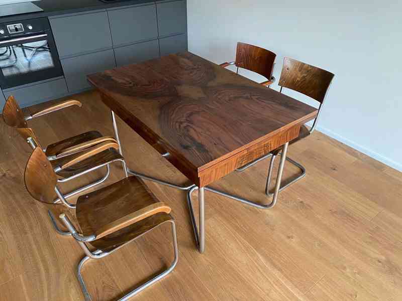 Jídelní stůl funkcionalismus Thonet Mucke Melder - bazar - Hyperinzerce.cz