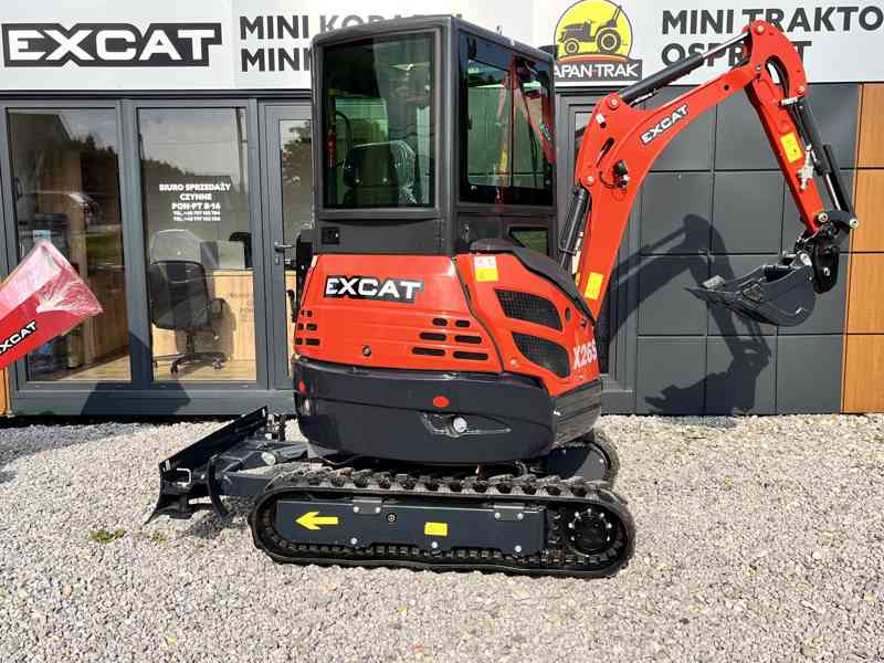 Nové minirypadlo EXCAT X22s, hmotnost 2,2 T,KABINA - bazar ...