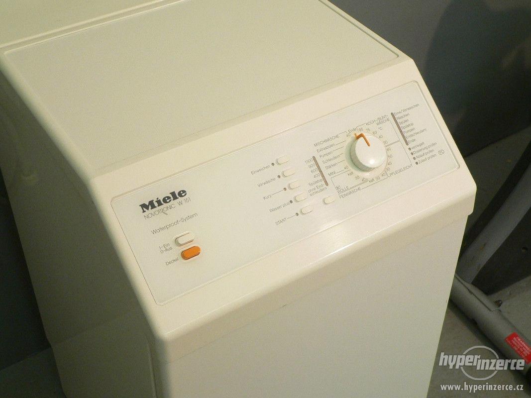 Pračka Miele W151 - 1300 otáček,vrchní plnění - bazar - Hyperinzerce.cz