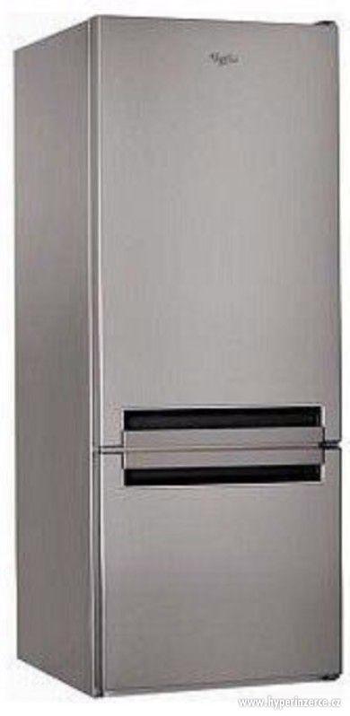 Kombinovaná lednice s mrazákem whirpool (nerez) - bazar - Hyperinzerce.cz