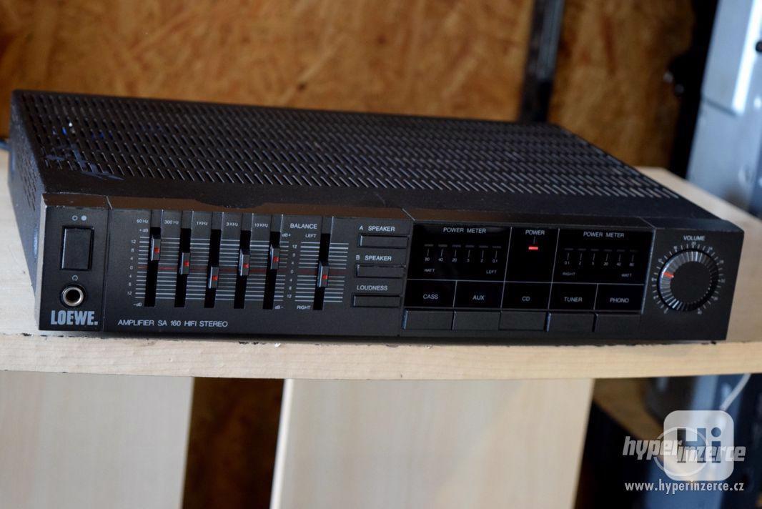 LOEWE SA 160 LEVNÝ STEREO ZESILOVAČ S EKVALIZÉREM - bazar - Hyperinzerce.cz