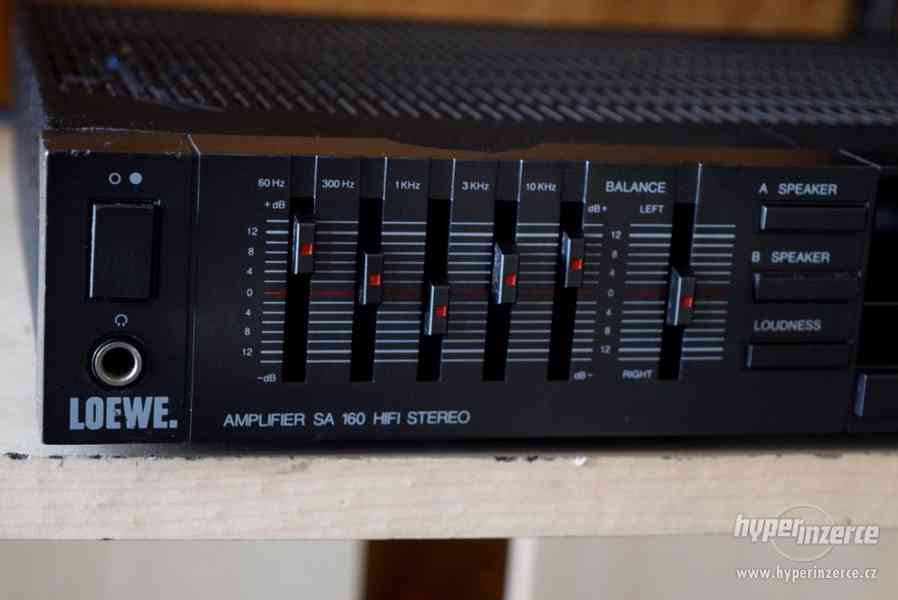 LOEWE SA 160 LEVNÝ STEREO ZESILOVAČ S EKVALIZÉREM - bazar - Hyperinzerce.cz