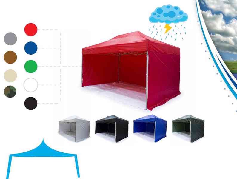 rozkládací stan, prodejní stánek, párty stany +3 steny - bazar ...