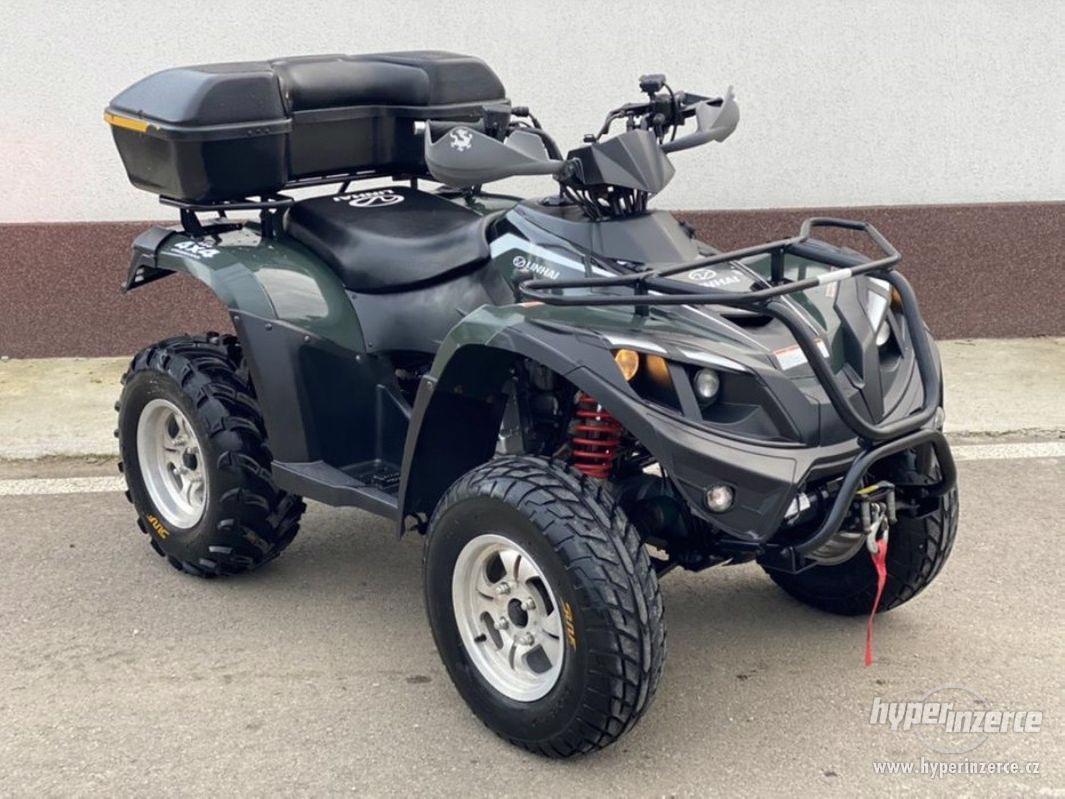 Linhai Dragonfly 400 4x4 s navijákem a přepravkou - bazar - Hyperinzerce.cz