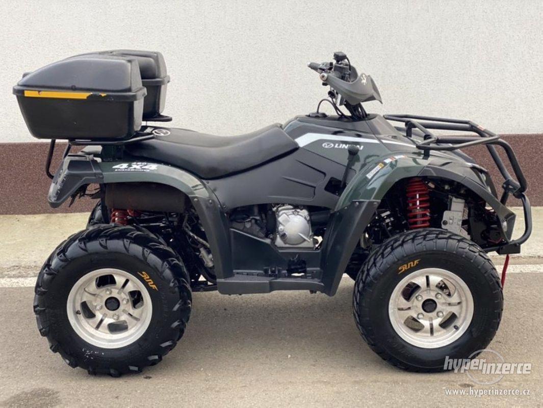 Linhai Dragonfly 400 4x4 s navijákem a přepravkou - bazar - Hyperinzerce.cz