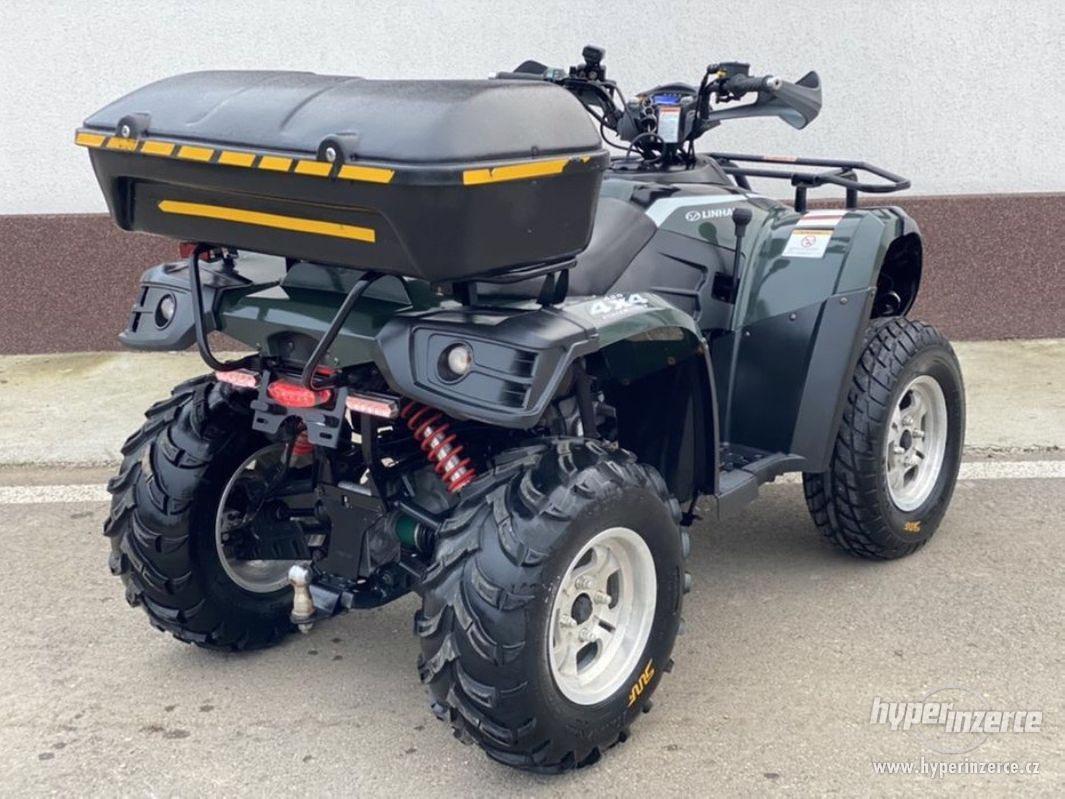 Linhai Dragonfly 400 4x4 s navijákem a přepravkou - bazar - Hyperinzerce.cz