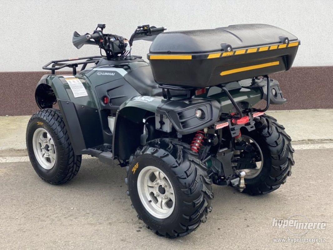 Linhai Dragonfly 400 4x4 s navijákem a přepravkou - bazar - Hyperinzerce.cz