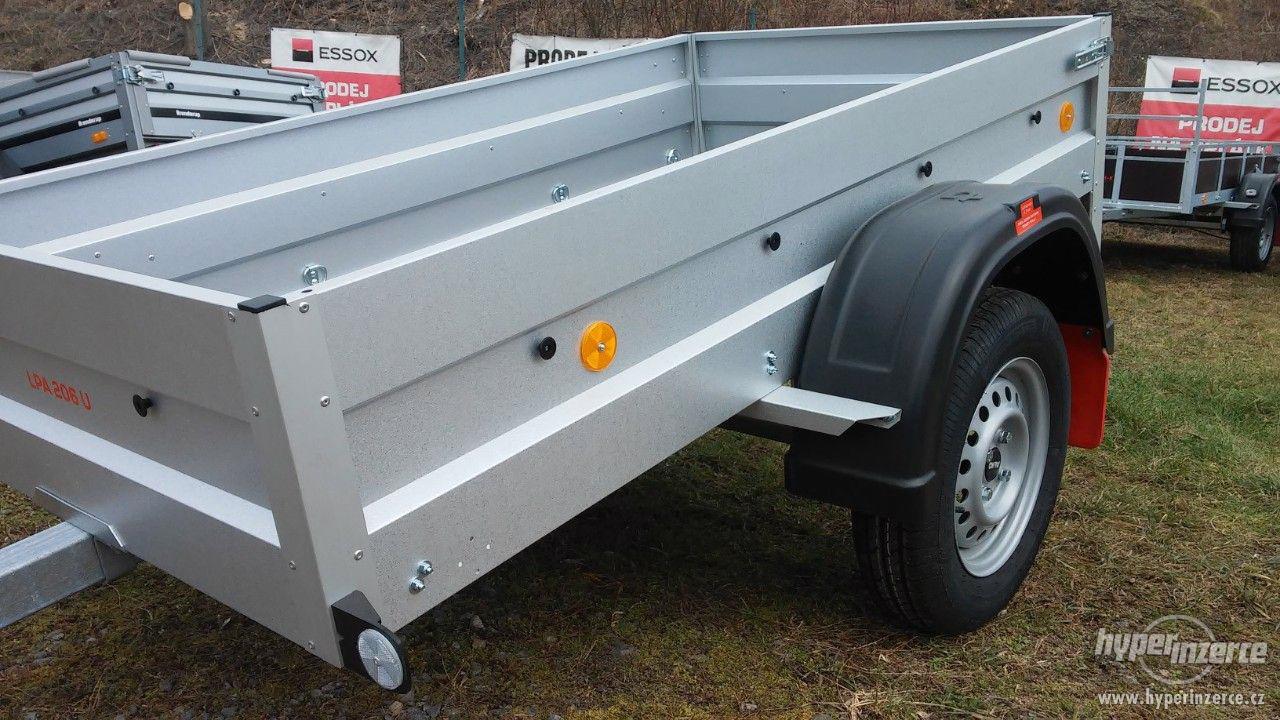 nebržděný přívěsný vozík za auto Pongratz, 750kg - bazar - Hyperinzerce.cz