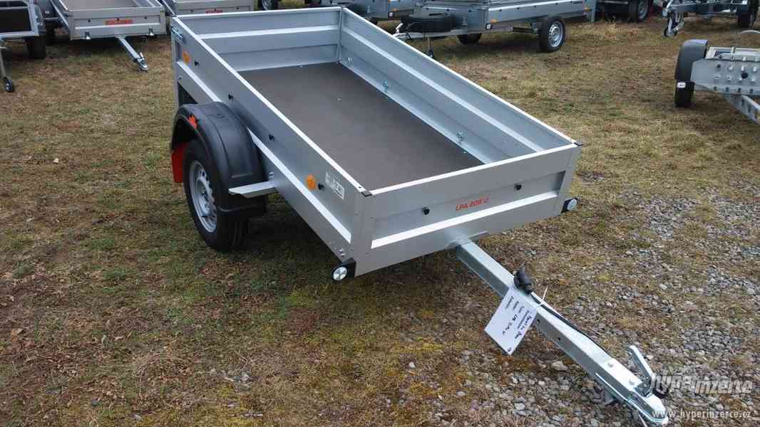 nebržděný přívěsný vozík za auto Pongratz, 750kg - bazar - Hyperinzerce.cz