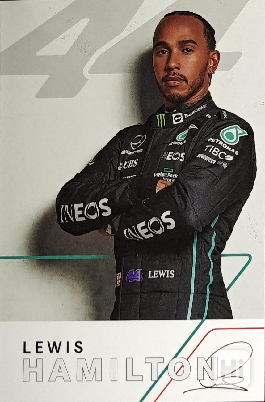 L. HAMILTON & G. RUSSELL F1 MERCEDES AMG PETRONAS TEAM 2022 - bazar ...