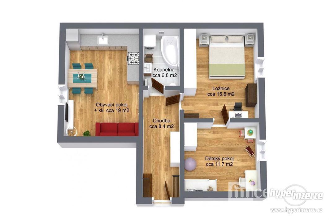 Prodej bytu 3+kk 60 m2 Cukrovarská, Český Brod Liblice - bazar - Hyperinzerce.cz