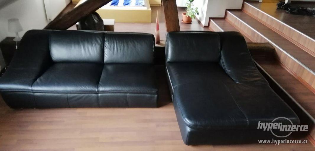 Kožená sedačka - bazar - Hyperinzerce.cz