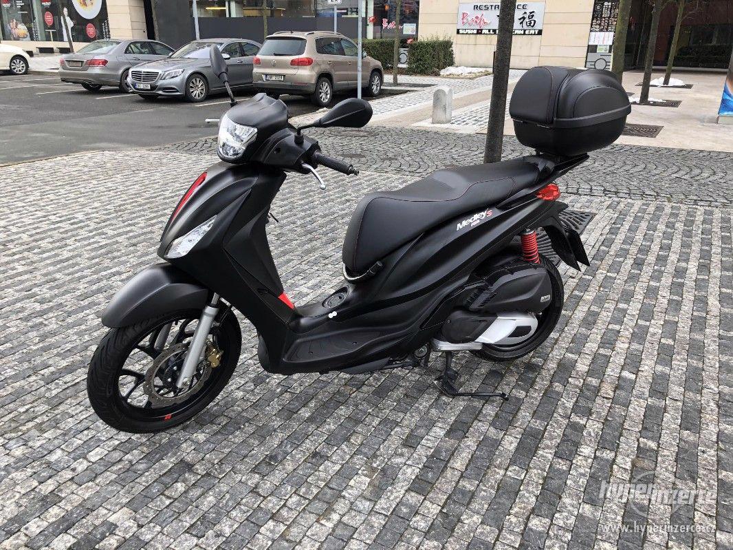Piaggio Medley 125 S ABS 2020 Nero Opaco s plnou výbavou - bazar - Hyperinzerce.cz