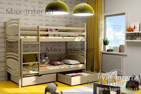 Patrová postel -PRO 2 DĚTI- KOMPLET - bazar - Hyperinzerce.cz