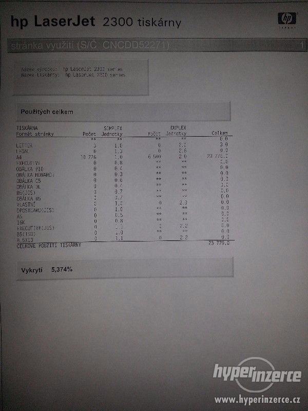 HP Laserjet 2300D | nový toner | duplex | podavač - bazar - Hyperinzerce.cz