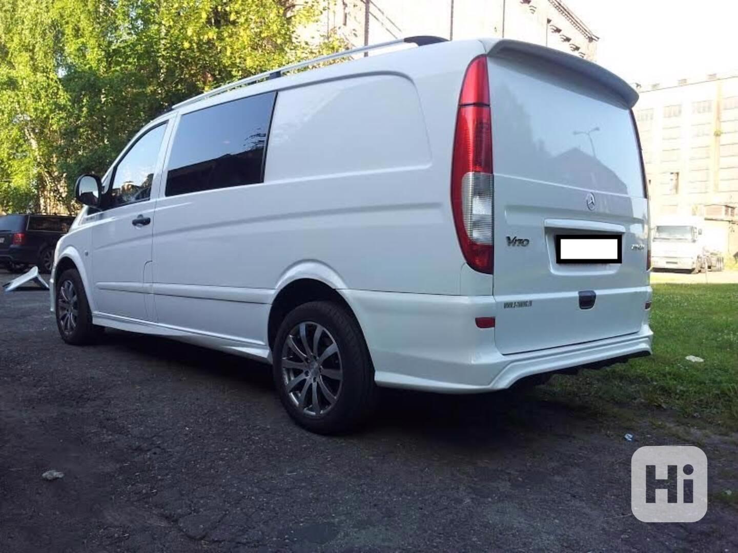 MERCEDES VITO 2 W639 spoiler ZADNI naraznik tuning - bazar ...