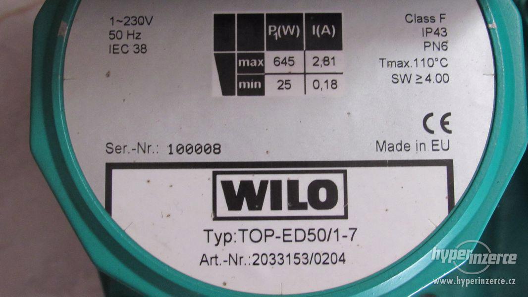 ČERPADLO WILO TOP ED50/1-7 - bazar - Hyperinzerce.cz