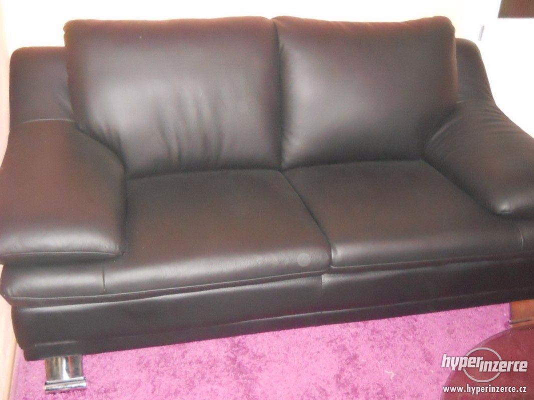 kožený gauč - bazar - Hyperinzerce.cz