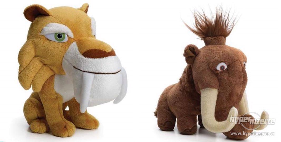 Doba Ledová Rossman plyšáci plyšák - mamut a tygr - - bazar ...