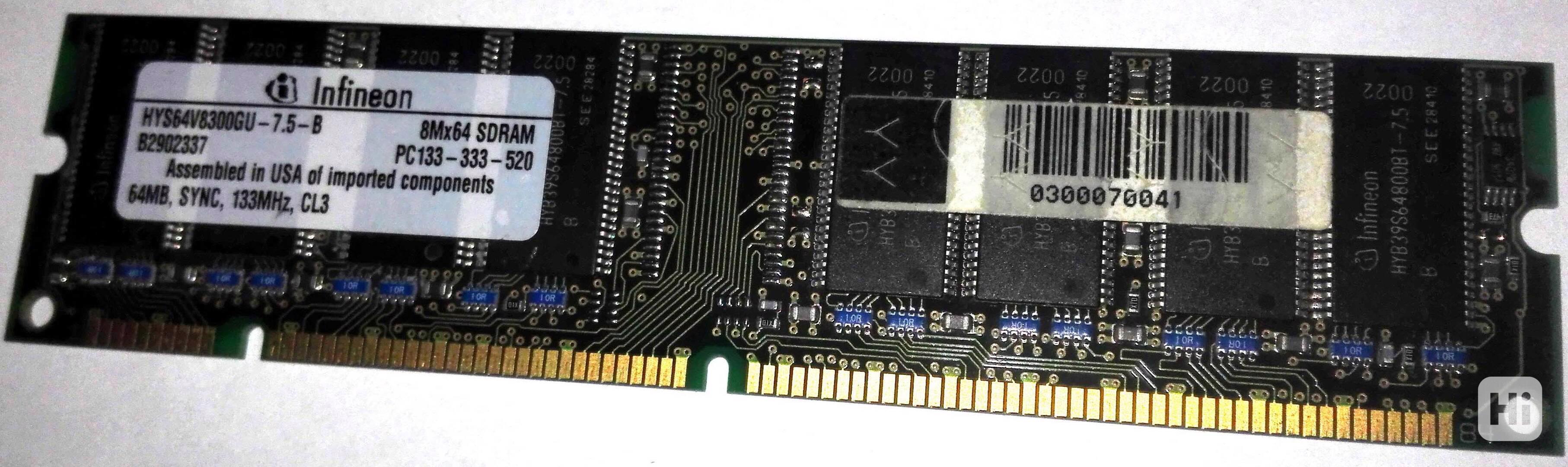 Paměť RAM do PC SDRAM PC133 - bazar - Hyperinzerce.cz