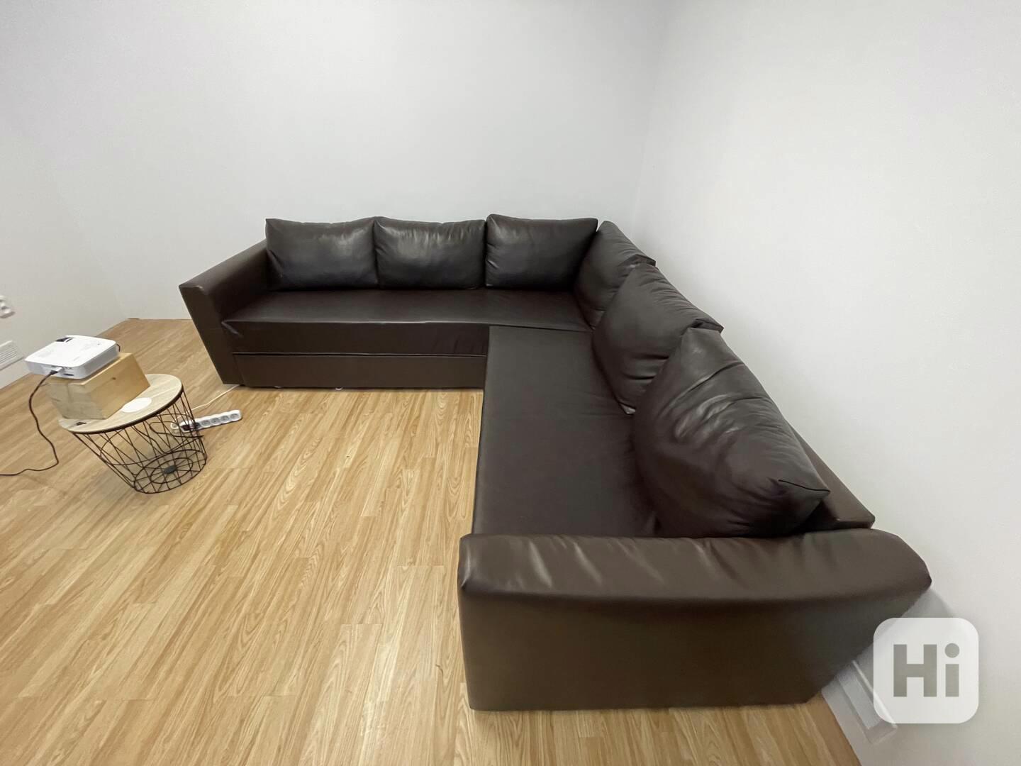 Parádní kožený gauč - bazar - Hyperinzerce.cz