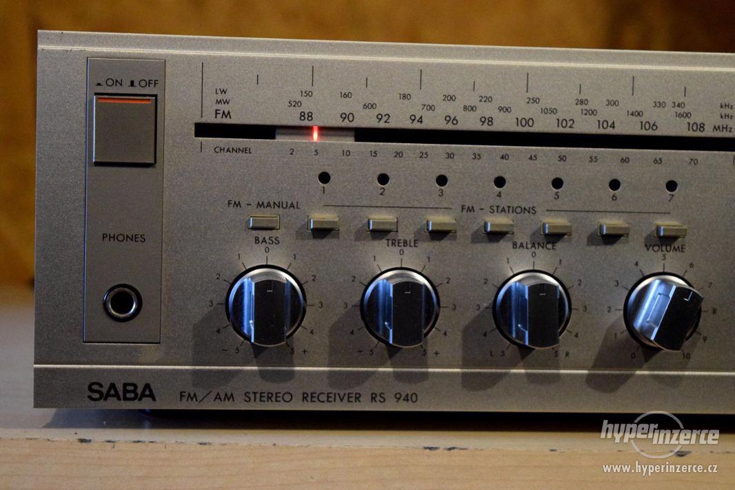 SABA RS 940 LEVNÝ HIFI STEREO RECEIVER !! - bazar - Hyperinzerce.cz