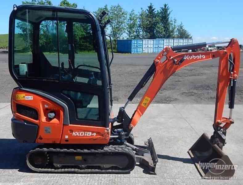 mini bagr Kubota KX018-4, rok 2015, jen 2713hodin - bazar - Hyperinzerce.cz