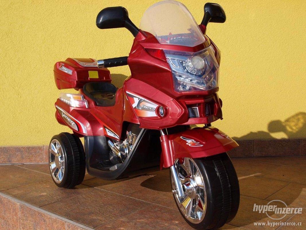 Dětská elektrická motorka VIPER policie pro věk 3 - 7 let - bazar ...