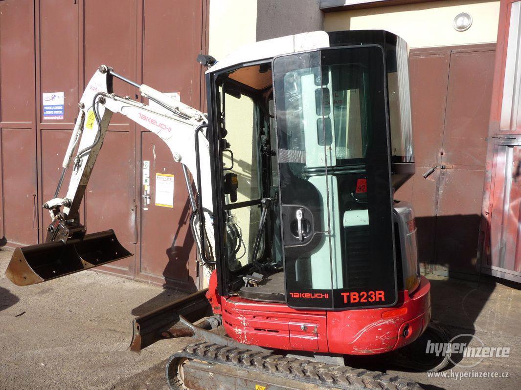 Minibagr Takeuchi TB 23 R - bazar - Hyperinzerce.cz