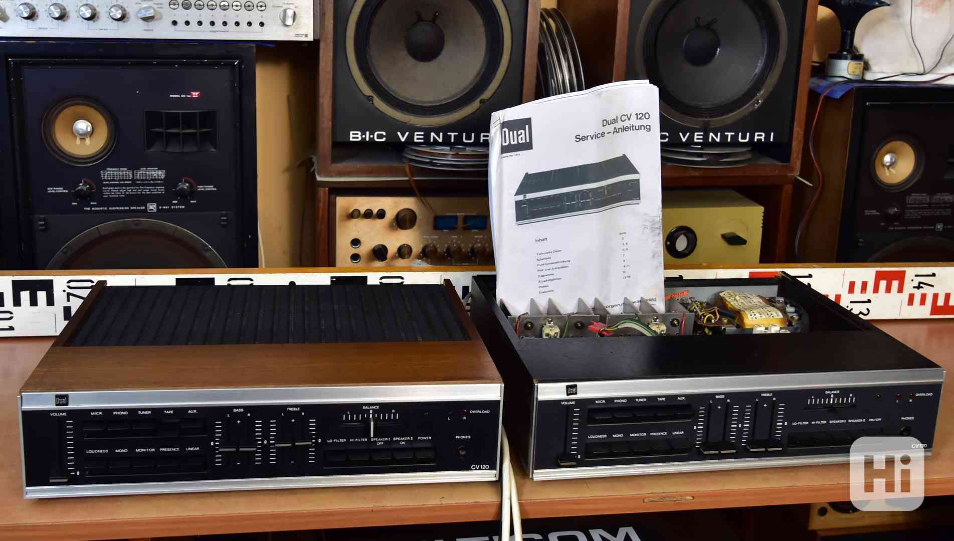 Dual CV 120 stereo zesilovač Německo 1974 - bazar - Hyperinzerce.cz