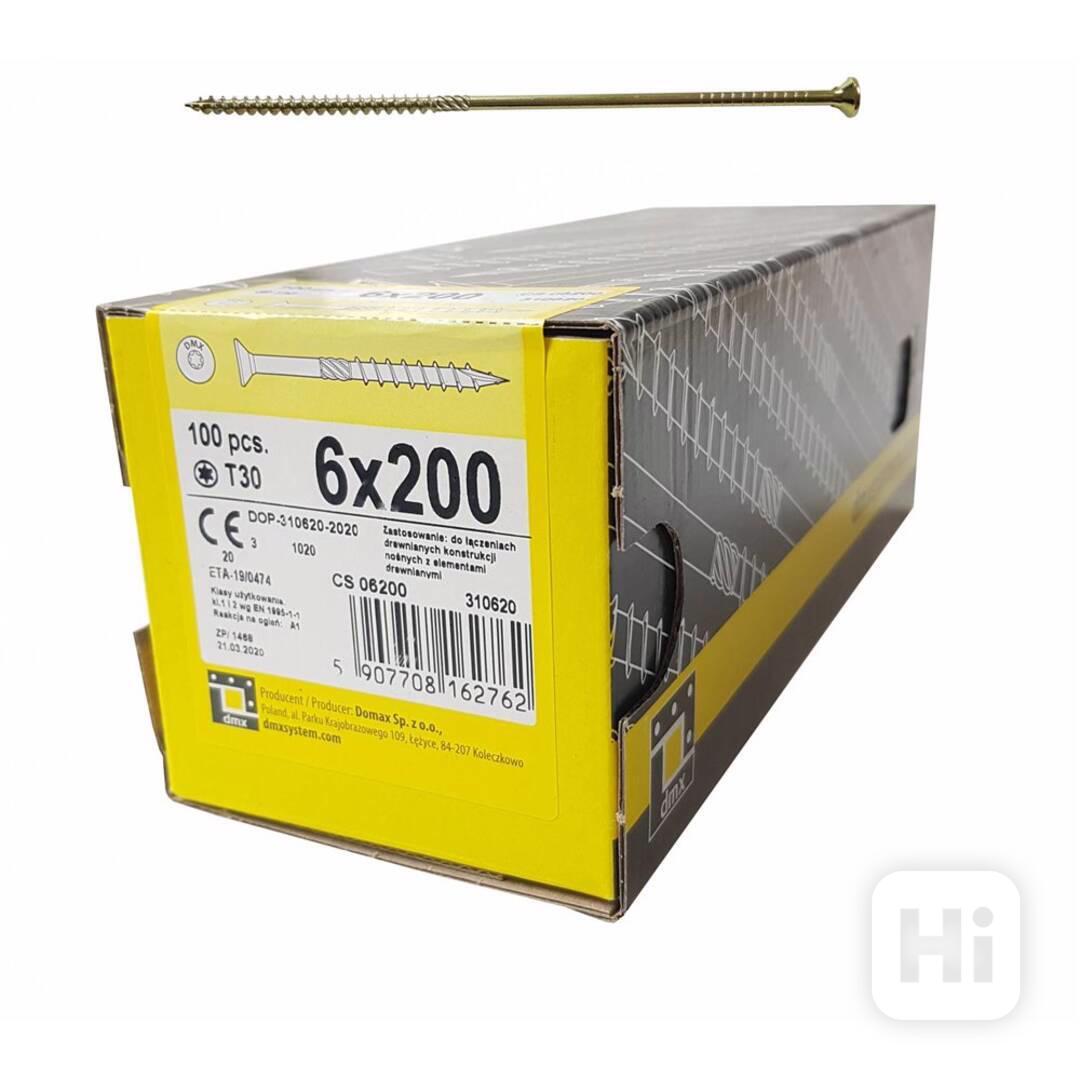 Vruty do dřeva TORX rozměr 6x200 (100ks) máme i jiné rozměry - bazar ...