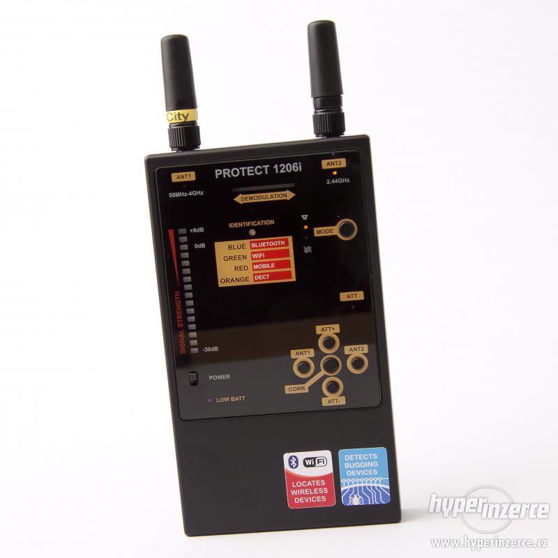 Detektor odposlechu štěnic Protect 1206i - bazar - Hyperinzerce.cz