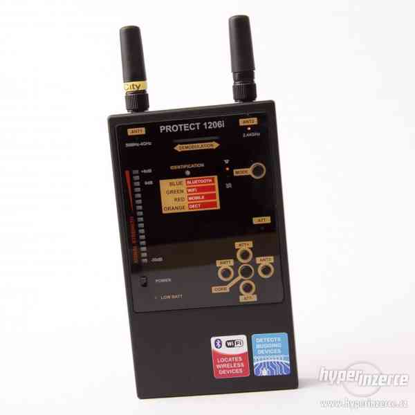 Detektor odposlechu štěnic Protect 1206i - bazar - Hyperinzerce.cz