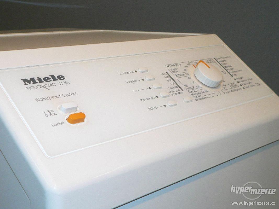 Pračka Miele Novotronic W151 vrchní plnění 45cm - bazar - Hyperinzerce.cz