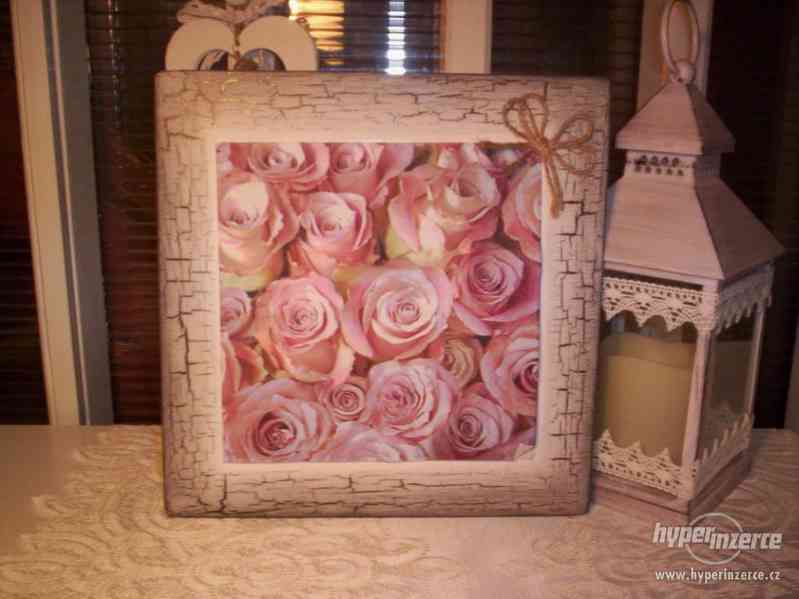 Dekorativní obrázky motivy růží - bazar - Hyperinzerce.cz