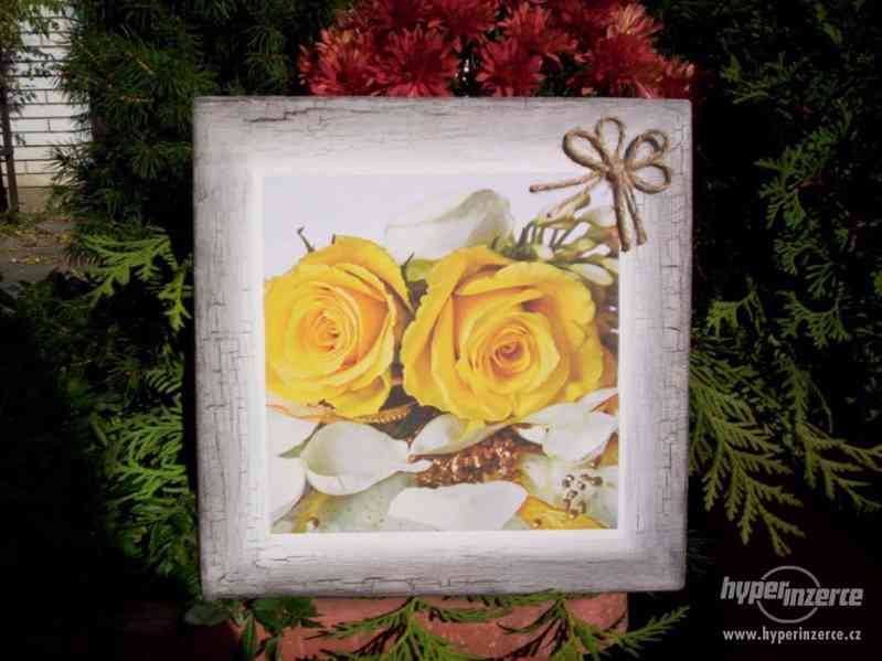 Dekorativní obrázky motivy růží - bazar - Hyperinzerce.cz