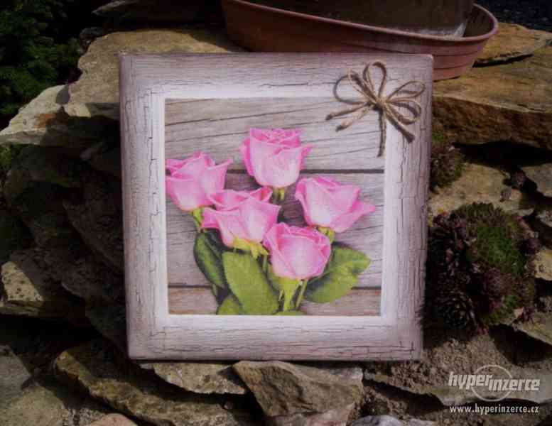 Dekorativní obrázky motivy růží - bazar - Hyperinzerce.cz